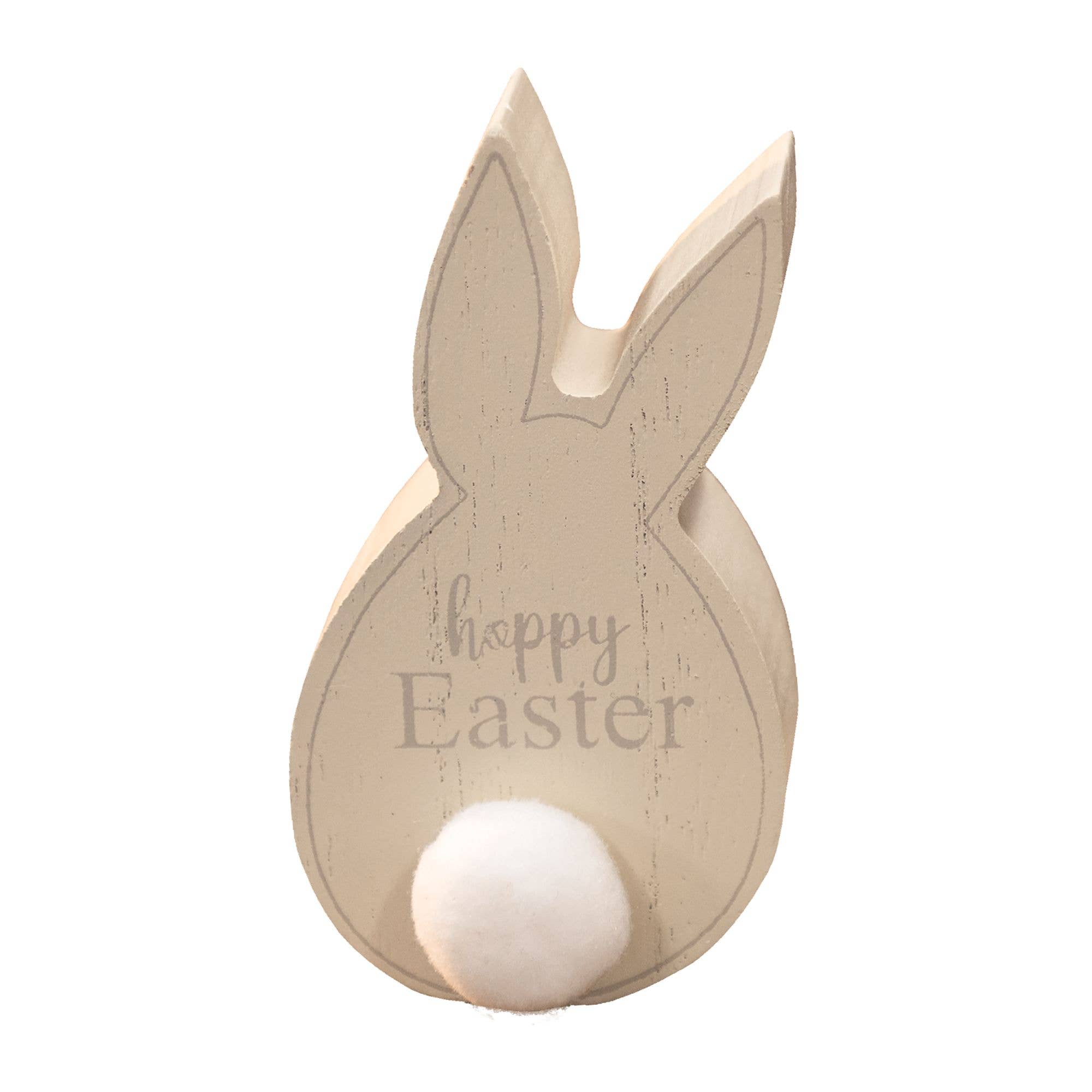 Happy Easter Bunny Silhouette | Butterfly Blooms