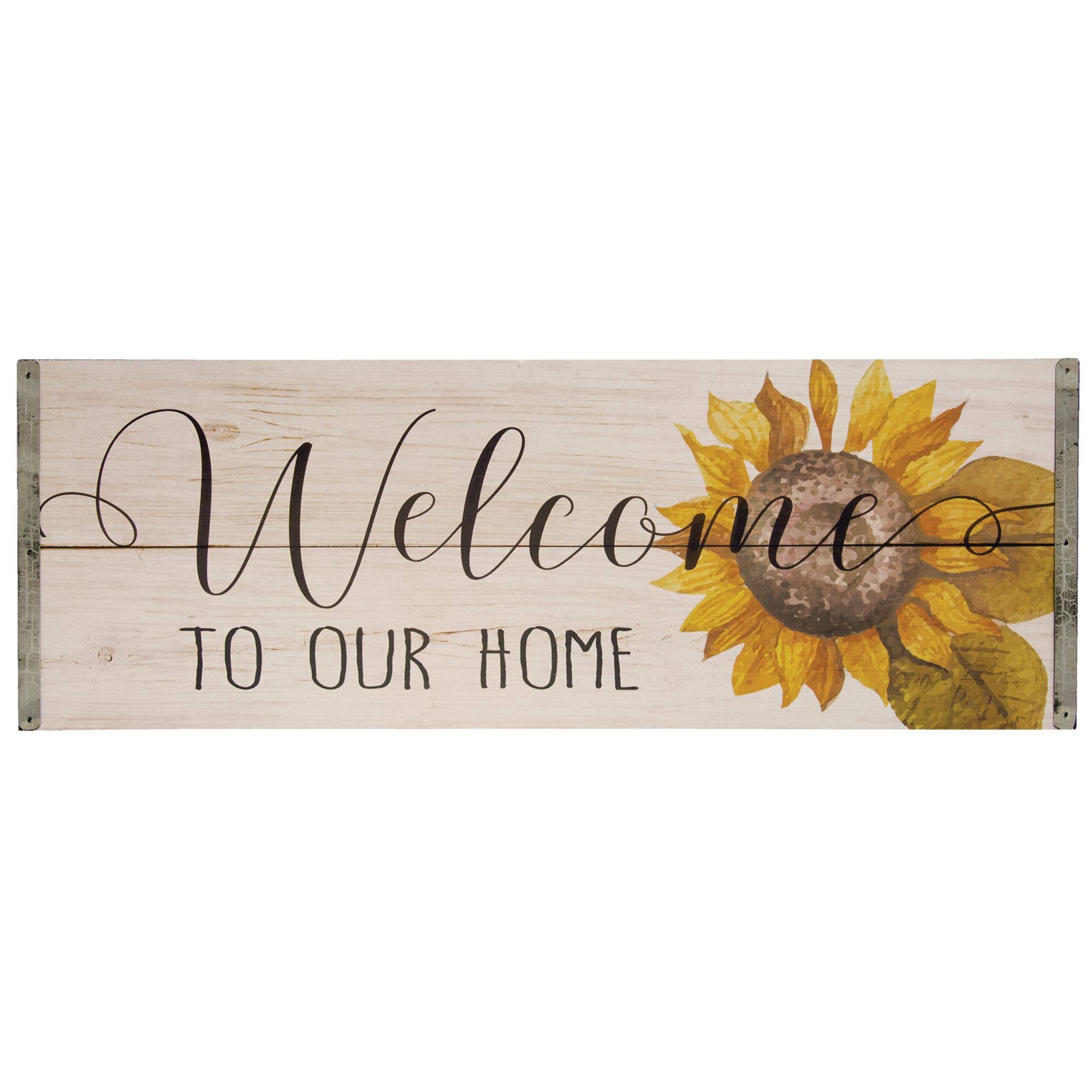 Sunflower Box Welcome Sign | Butterfly Blooms
